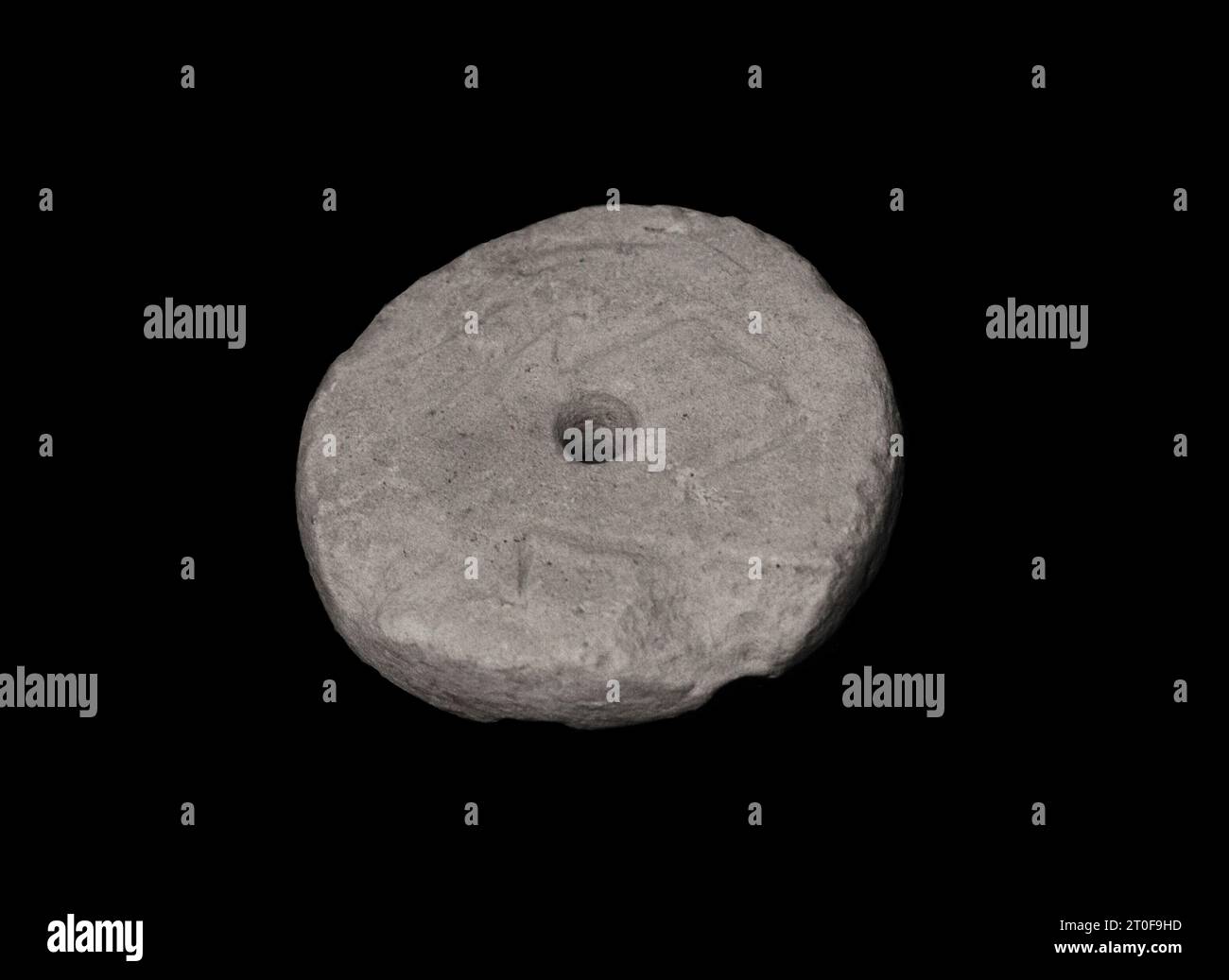 Prehistory. Temple Period (4000 to 2500 BC). Malta. Spindle whorl of ...