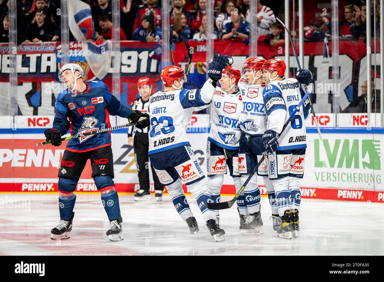 Nuernberg, Deutschland. 06th Oct, 2023. Torjubel Filip Reisnecker (15 ...