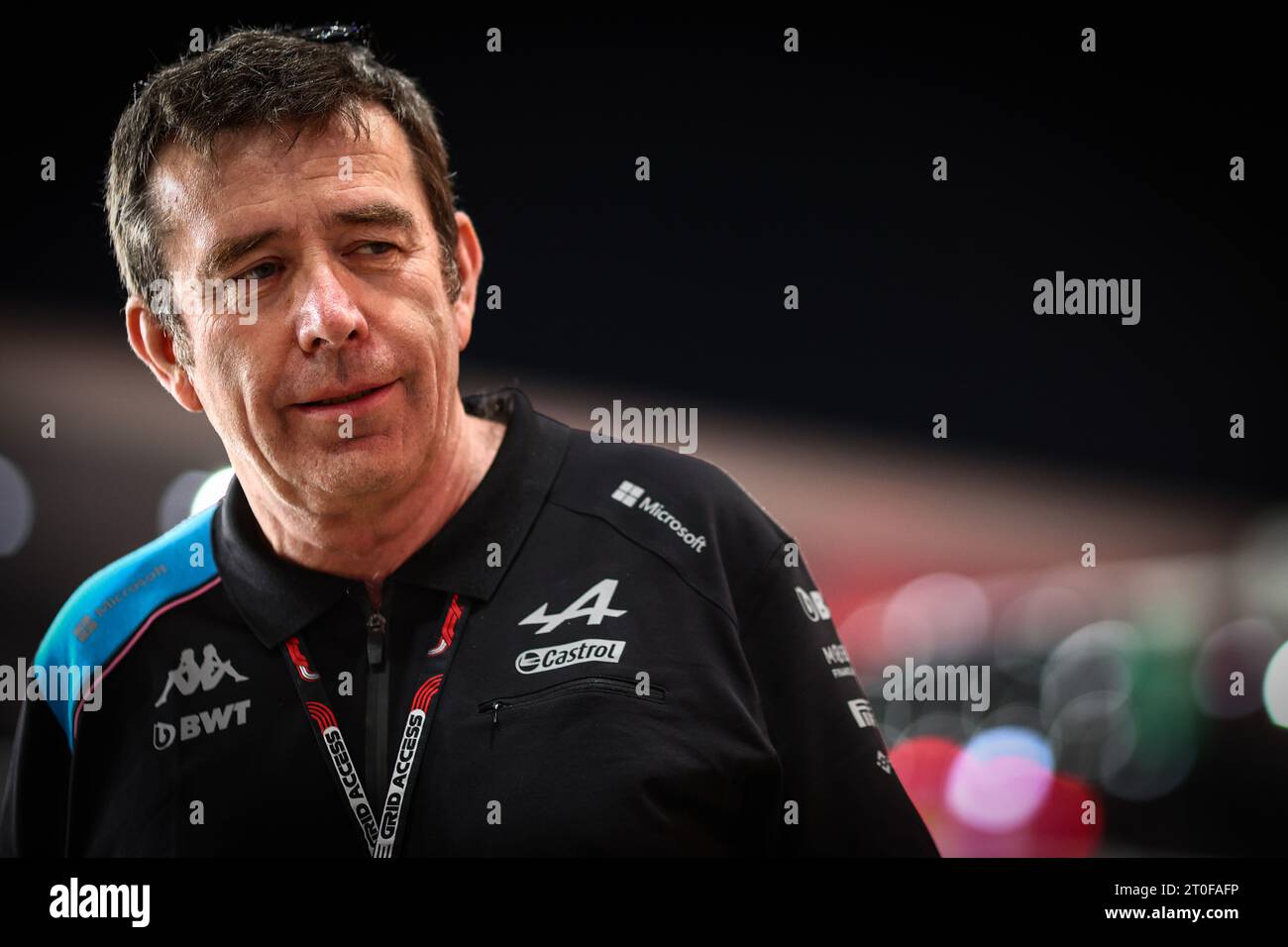 Doha, Qatar. 06th Oct, 2023. Bruno Famin (FRA) Alpine Motorsports Vice ...