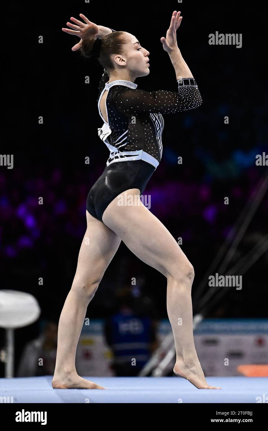 Antwerp, Belgium. 06th Oct, 2023. Algerian Nemour Kaylia pictured in ...