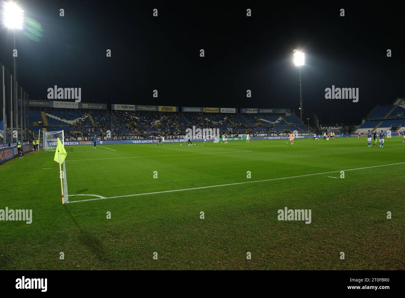 Brescia, Italy. 06th Oct, 2023. General view of Mario Rigamonti stadium ...