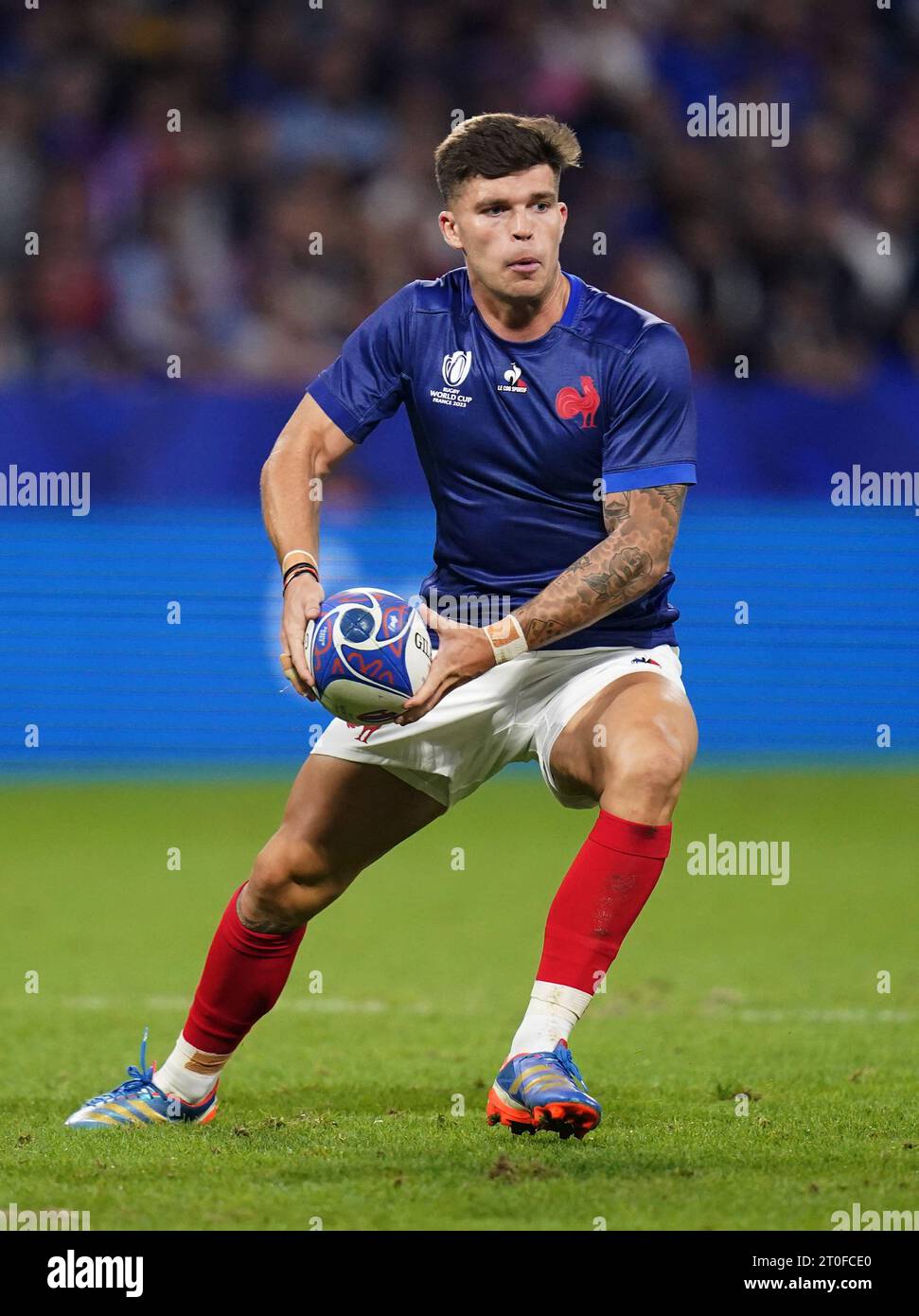 France's Matthieu Jalibert during the Rugby World Cup 2023, Pool A ...