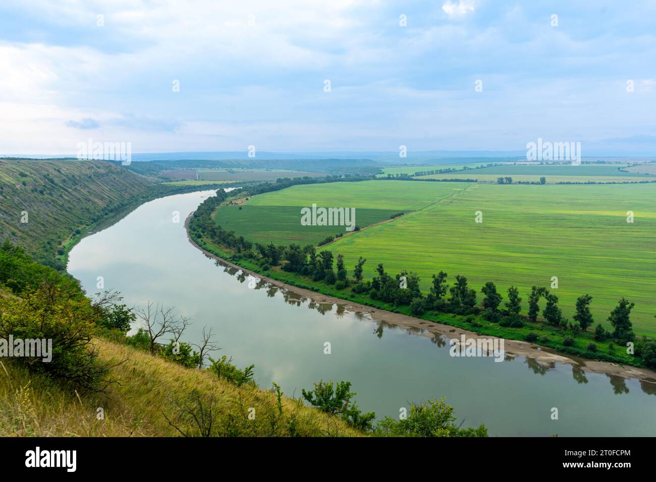 Dniester river in ukraine map