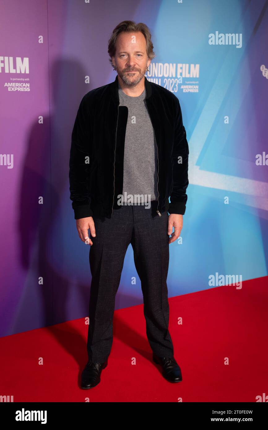 Peter Sarsgaard arrives for a screening of Memory during the BFI London ...