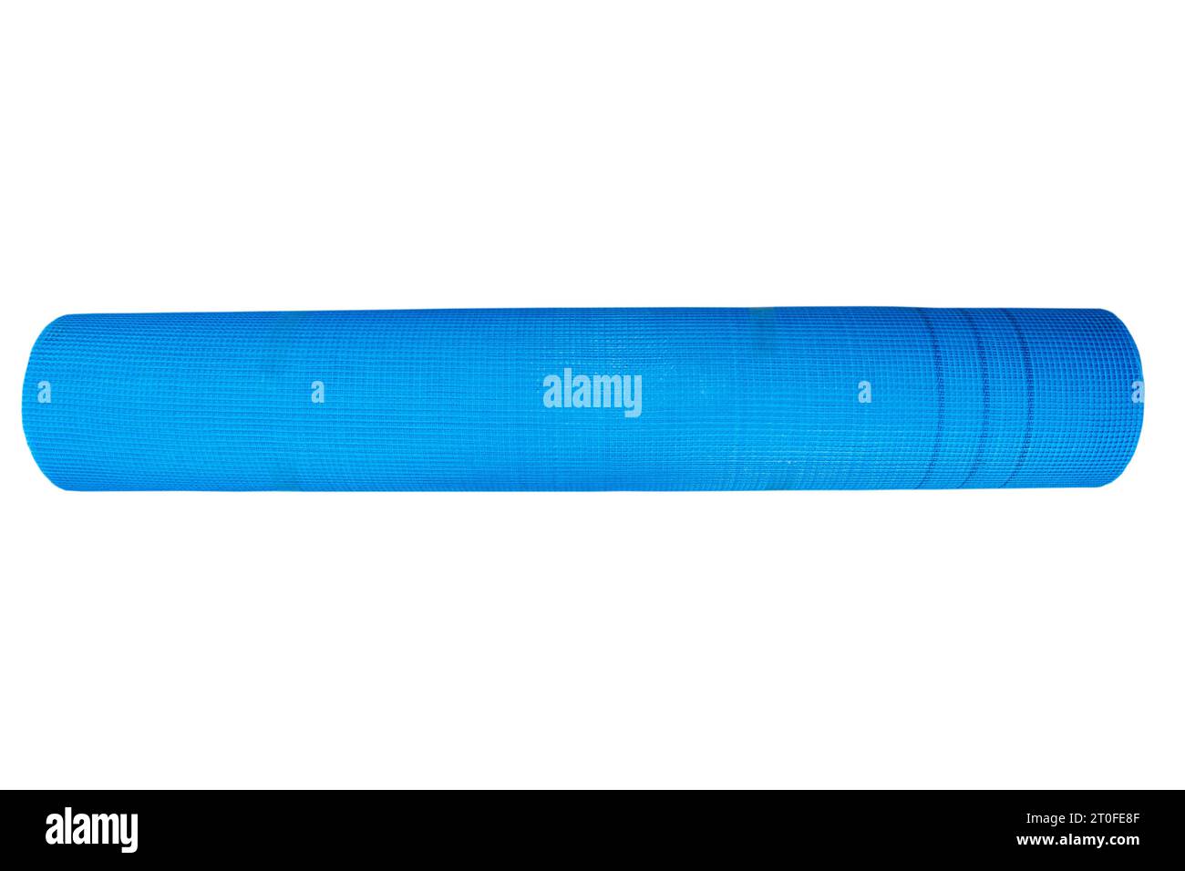 construction reinforcing mesh on a white background for the facade of ...