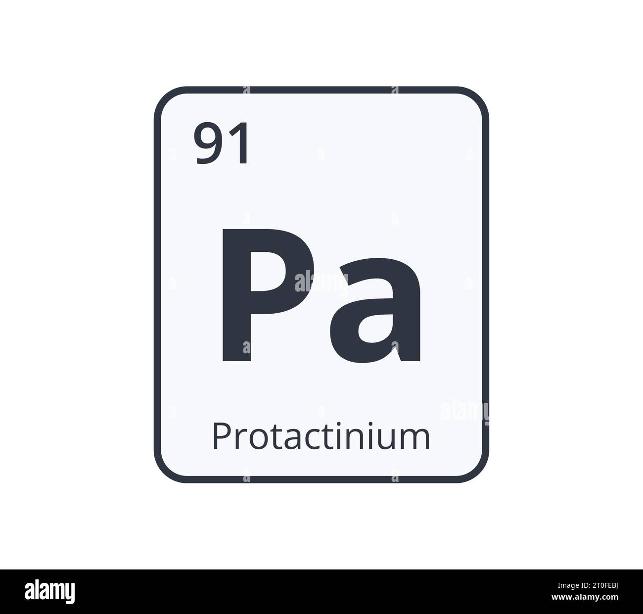 Protactinium Chemical Symbol Stock Vector Image & Art - Alamy