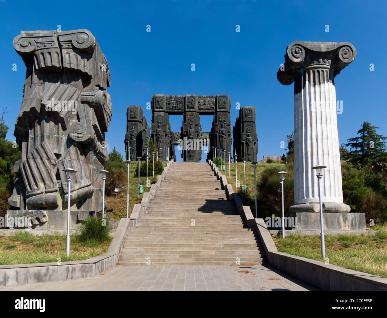 Metekhi church is one of the oldest christian-orthodox churches build ...