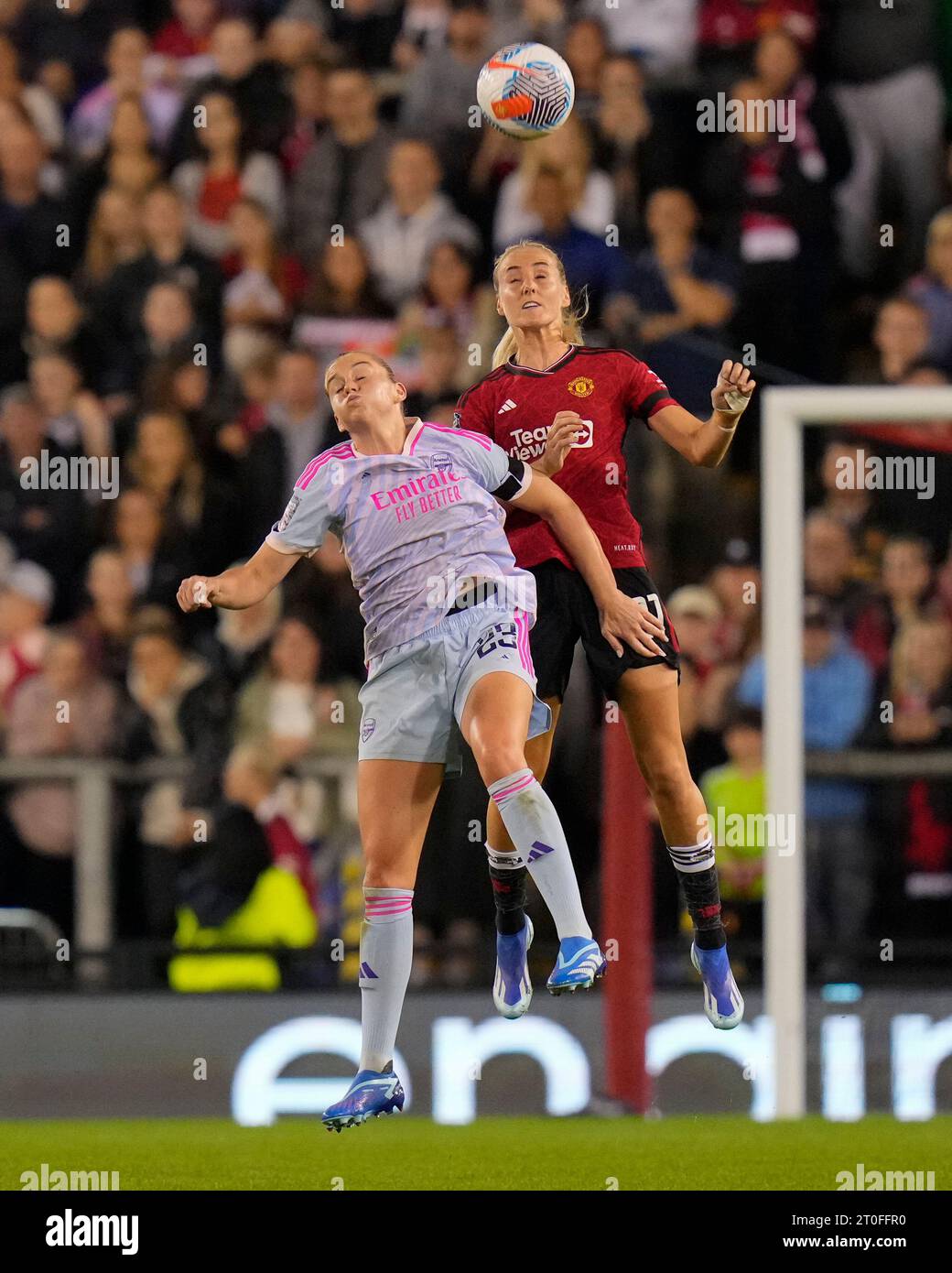 Leigh, UK. 06th Oct, 2023. Alessia Russo #23 of Arsenal Women competes ...