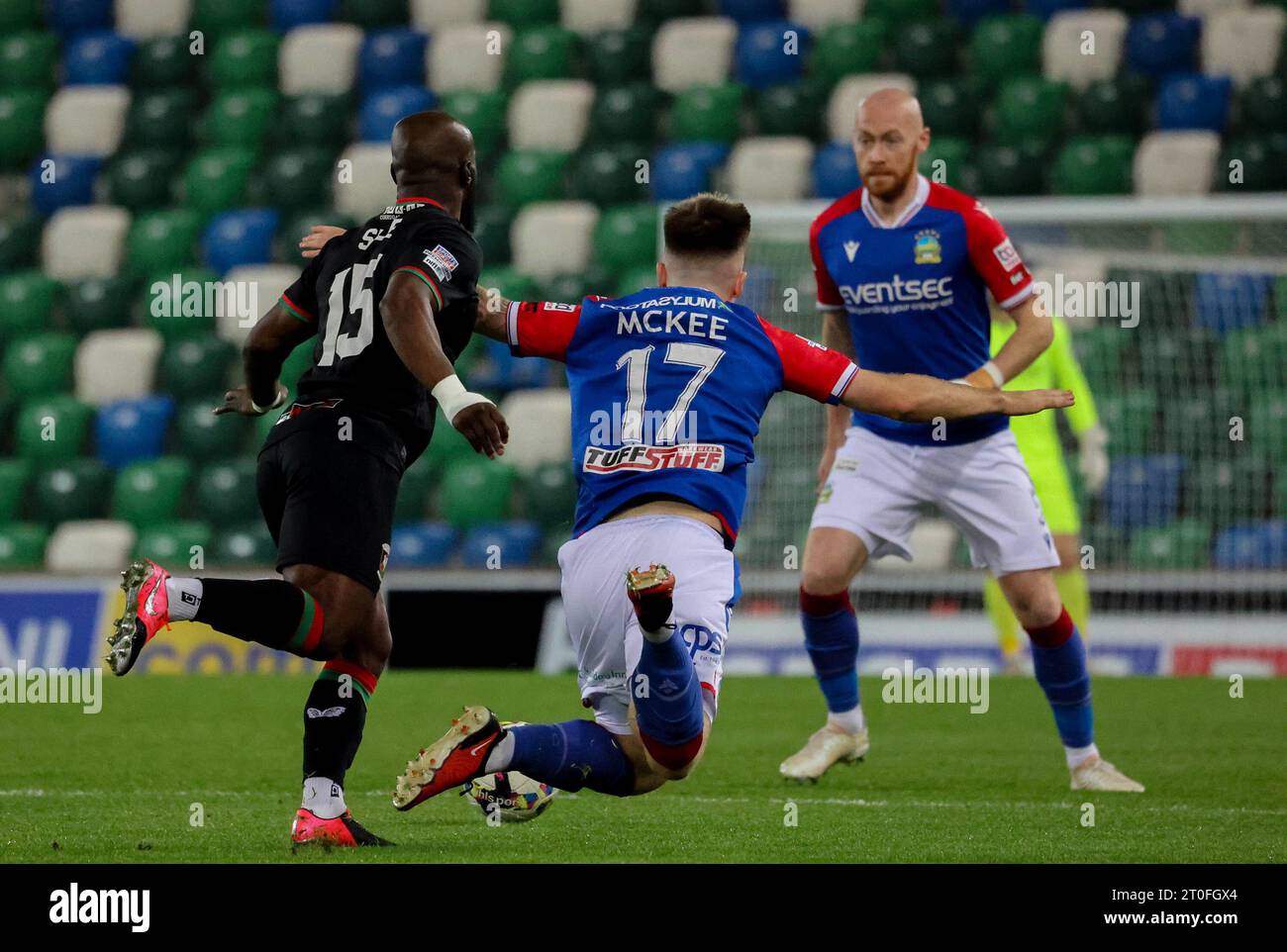 Windsor Park, Belfast, Northern Ireland, UK. 06th Oct 2023. Sports ...