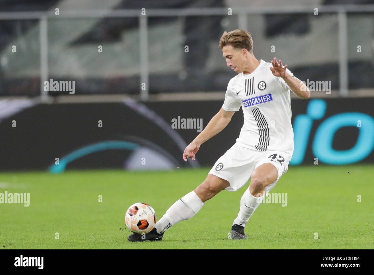 David Affengruber of Sturm Graz seen in during the UEFA Europa League ...