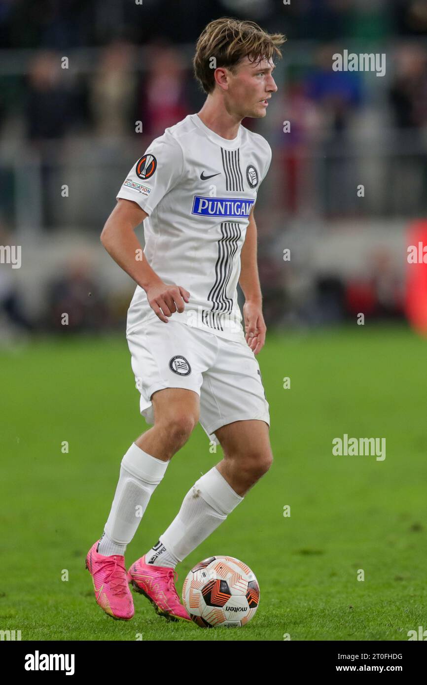 William Boving of Sturm Graz seen in action during the UEFA Europa ...