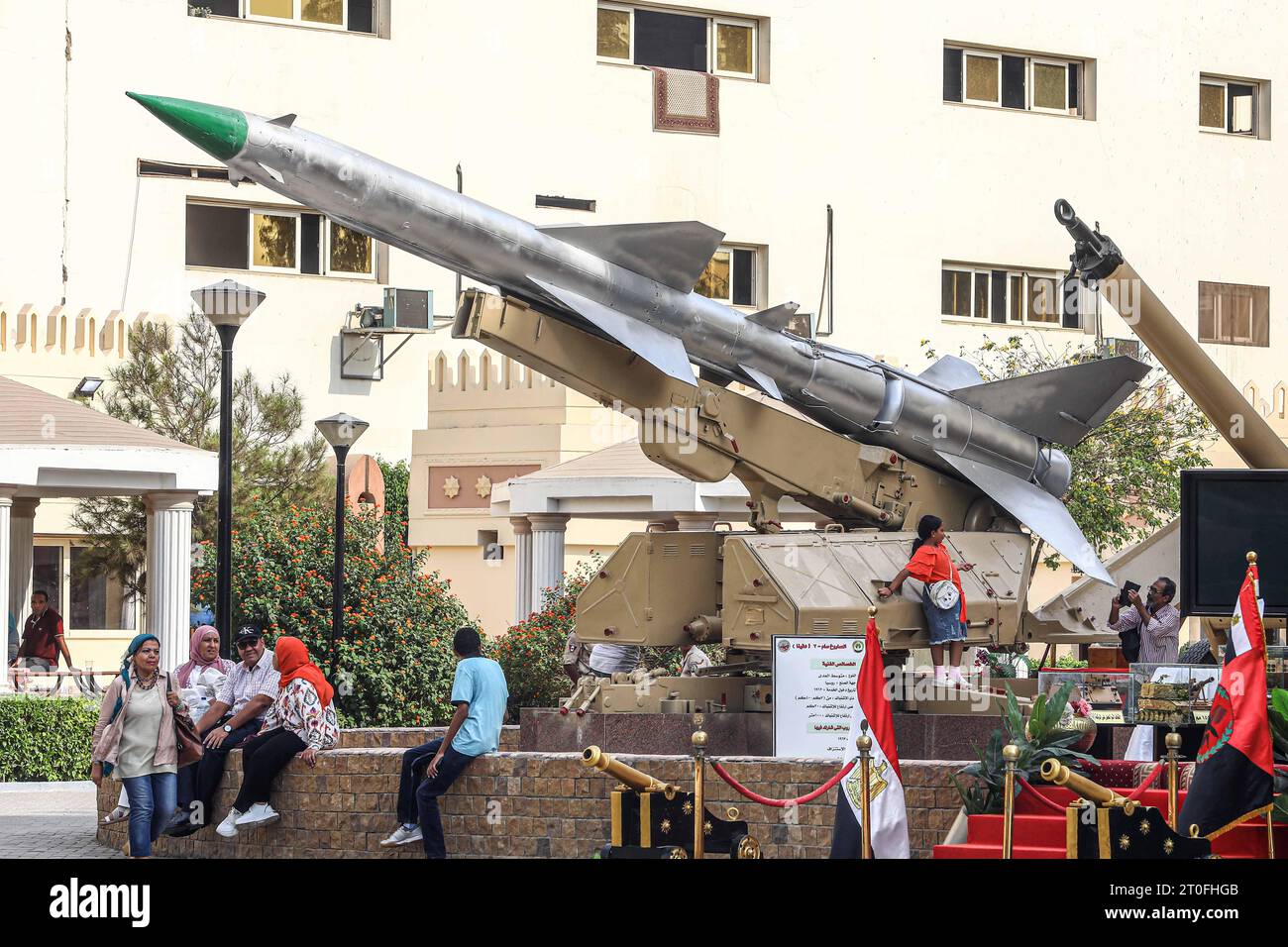 Cairo, Egypt. 6th Oct, 2023. People visit the 6th of October War ...