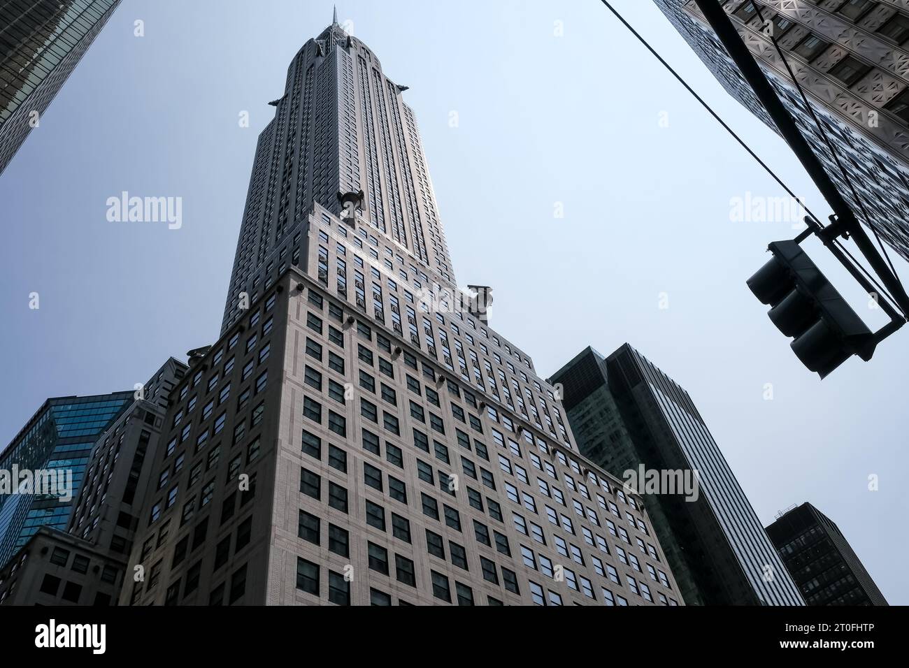 View of 42nd Street, a major crosstown street in the New York City ...