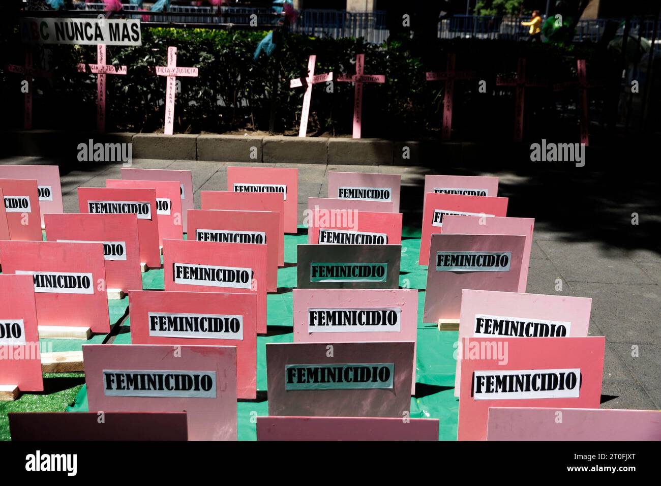 Mexico City, Mexico. 6th Oct, 2023. Protest against femicides outside ...