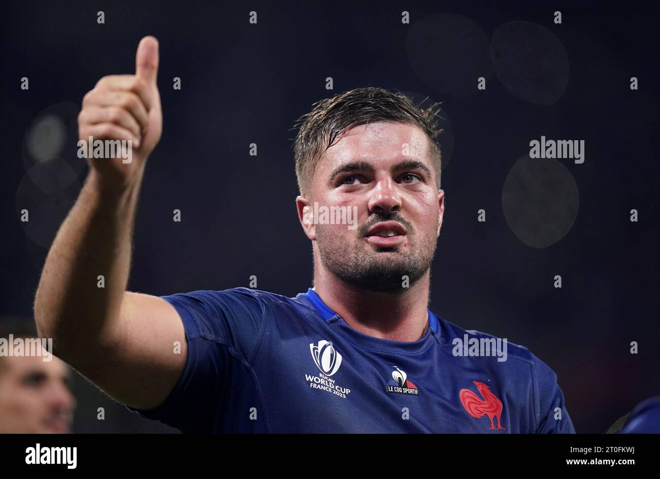 Player of the Match France's Gregory Alldritt after the Rugby World Cup ...