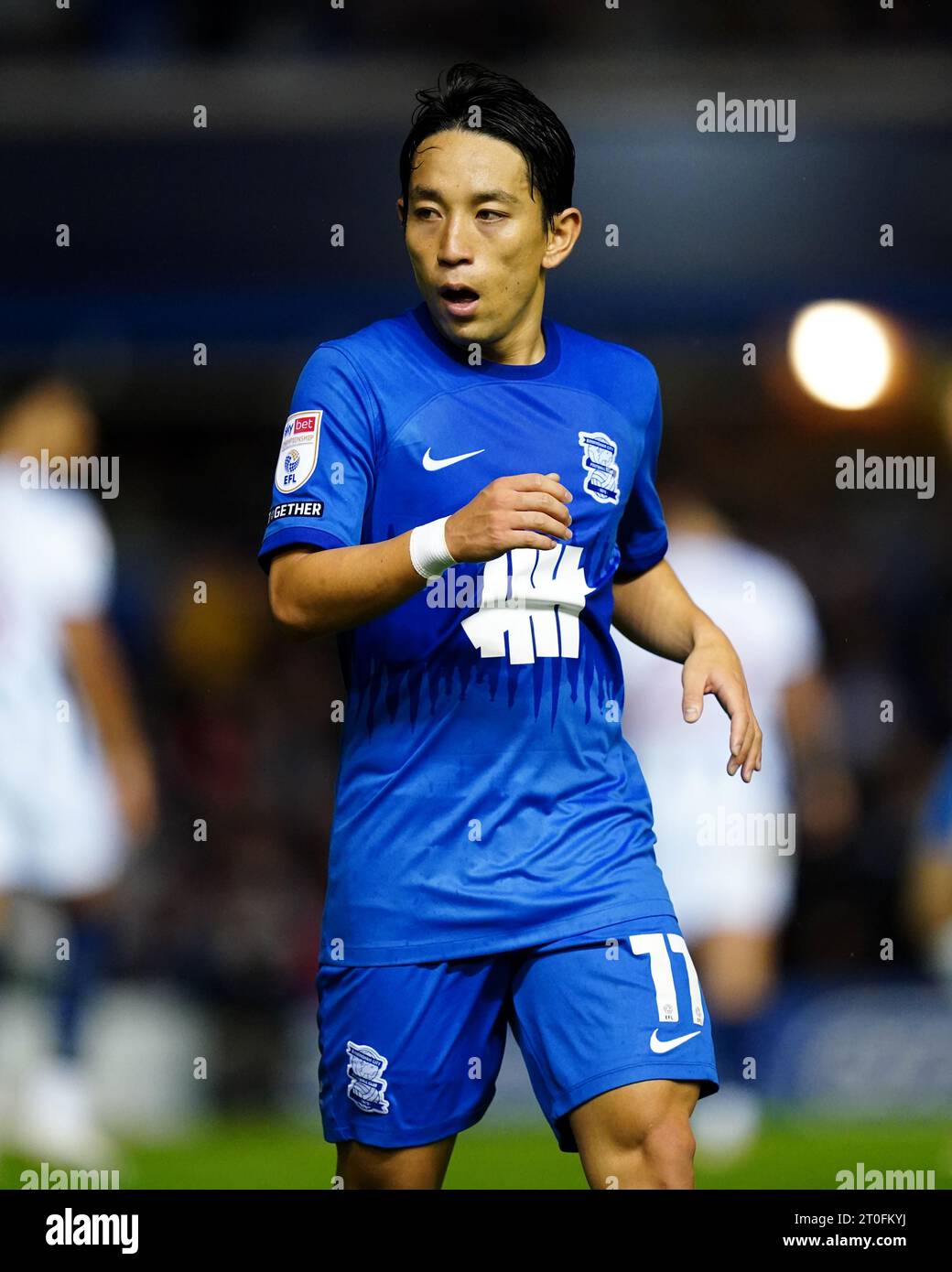 Birmingham City's Koji Miyoshi during the Sky Bet Championship match at ...