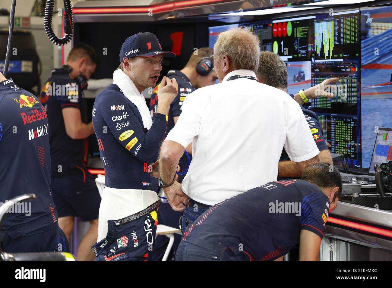 VERSTAPPEN Max (ned), Red Bull Racing RB19, portrait MARKO Helmut (aut ...