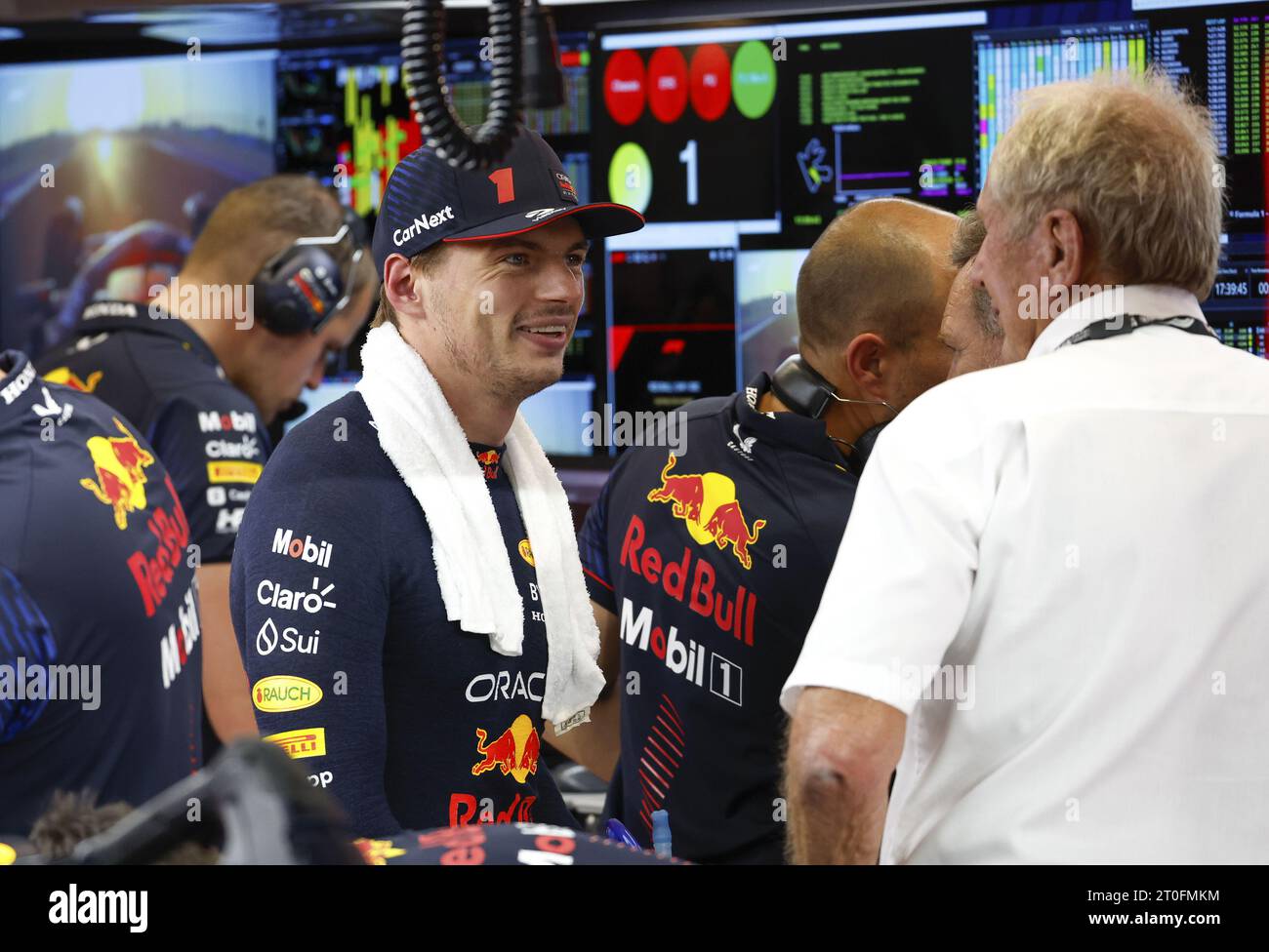 VERSTAPPEN Max (ned), Red Bull Racing RB19, portrait MARKO Helmut (aut ...