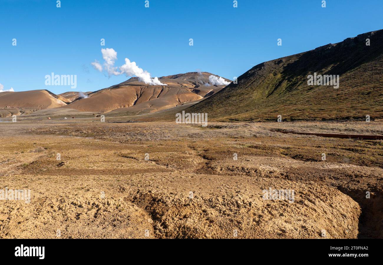 Near the geothermal power station associated with viti maar ...