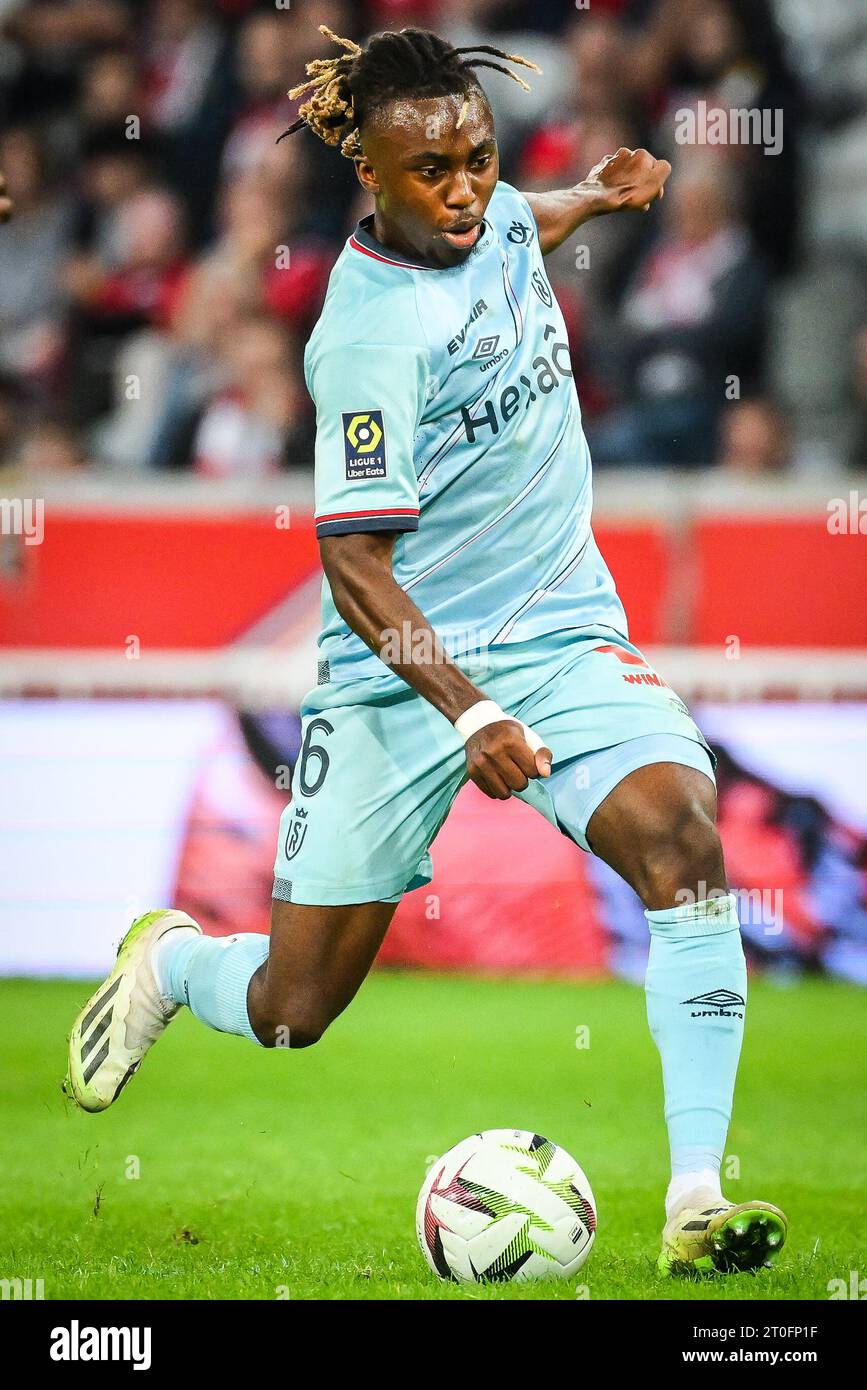 Valentin ATANGANA EDOA of Reims during the French championship - verloop.io