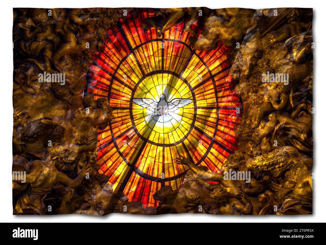 Creative picture of Holy Spirit symbol of peace, love and hope. Concept ...