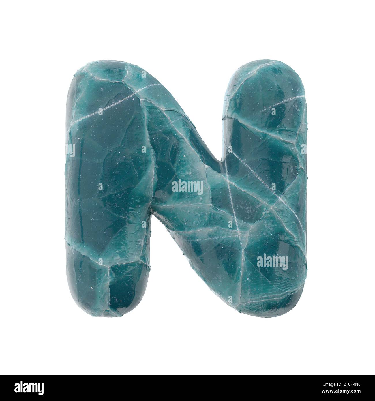 cracked ice letter N - Capital 3d frozen font - suitable for Nature ...