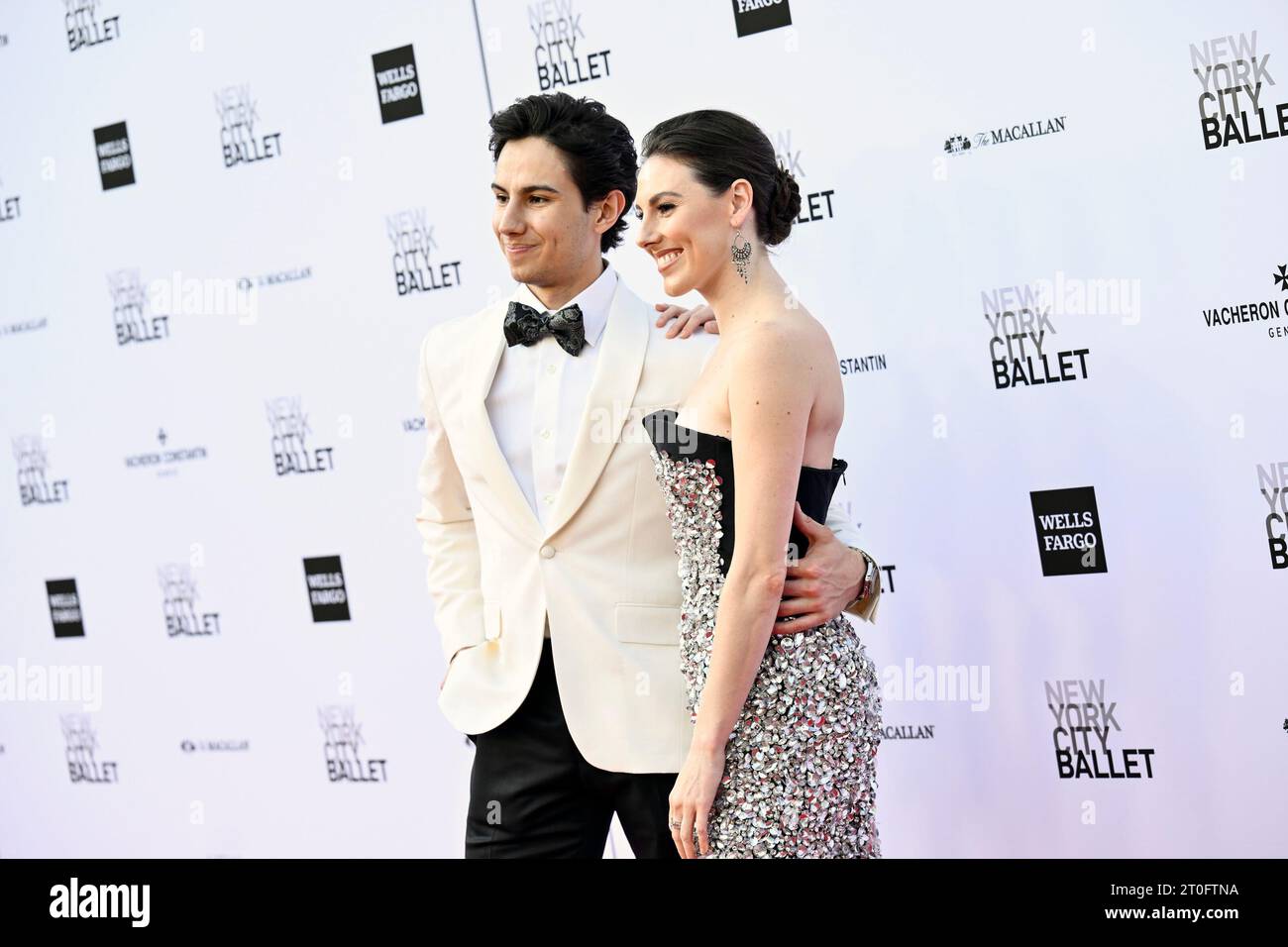 Tiler Peck, right, and Roman Mejia attend the New York City Ballet Fall ...