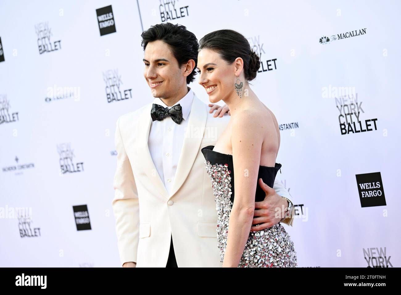 Tiler Peck, right, and Roman Mejia attend the New York City Ballet Fall ...