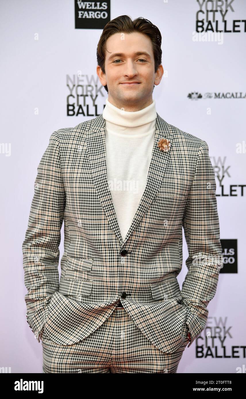 Harrison Coll attends the New York City Ballet Fall Fashion Gala at the ...