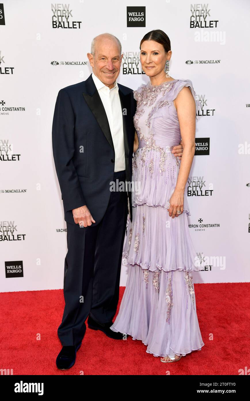 Jonathan Tisch, left, and Lizzie Tisch attend the New York City Ballet ...