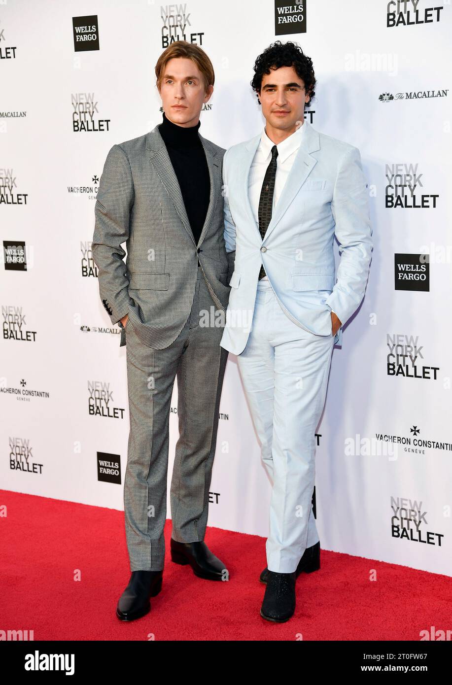 Harrison Ball, left, and Zac Posen attend the New York City Ballet Fall ...