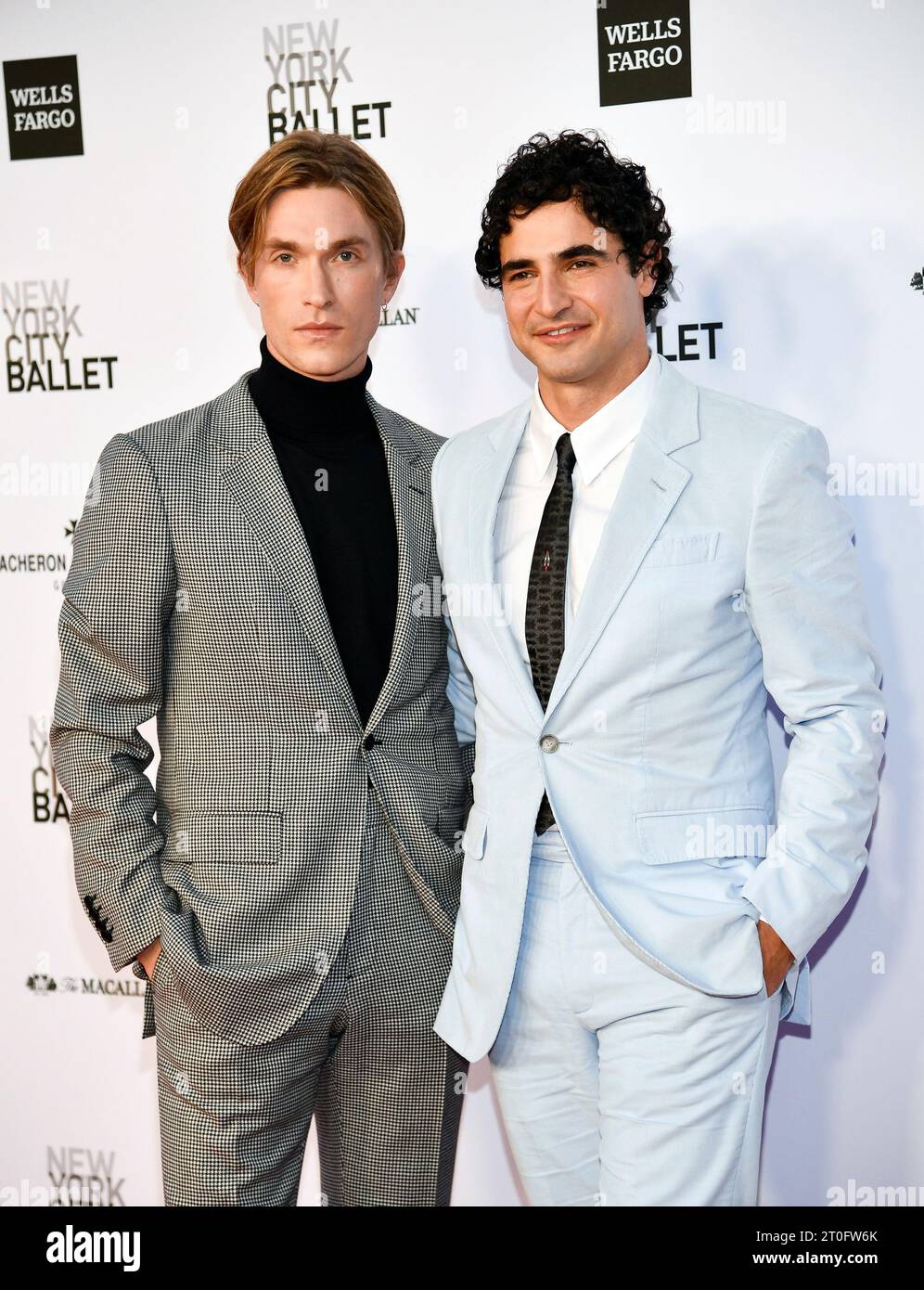 Harrison Ball, left, and Zac Posen attend the New York City Ballet Fall Fashion Gala at the ...