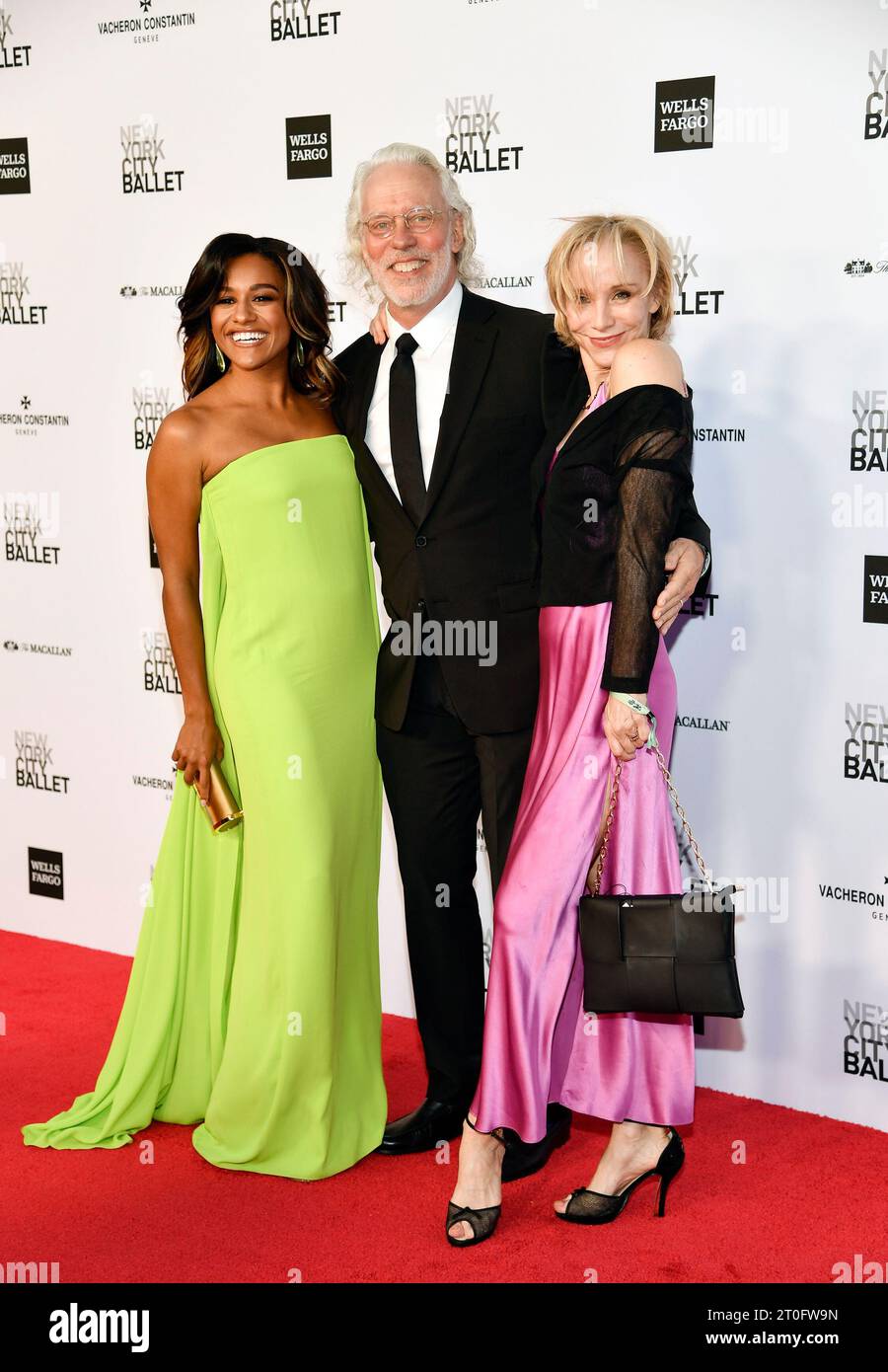 Ariana DeBose, left, Terrence Mann and Charlotte d'Amboise attend the ...