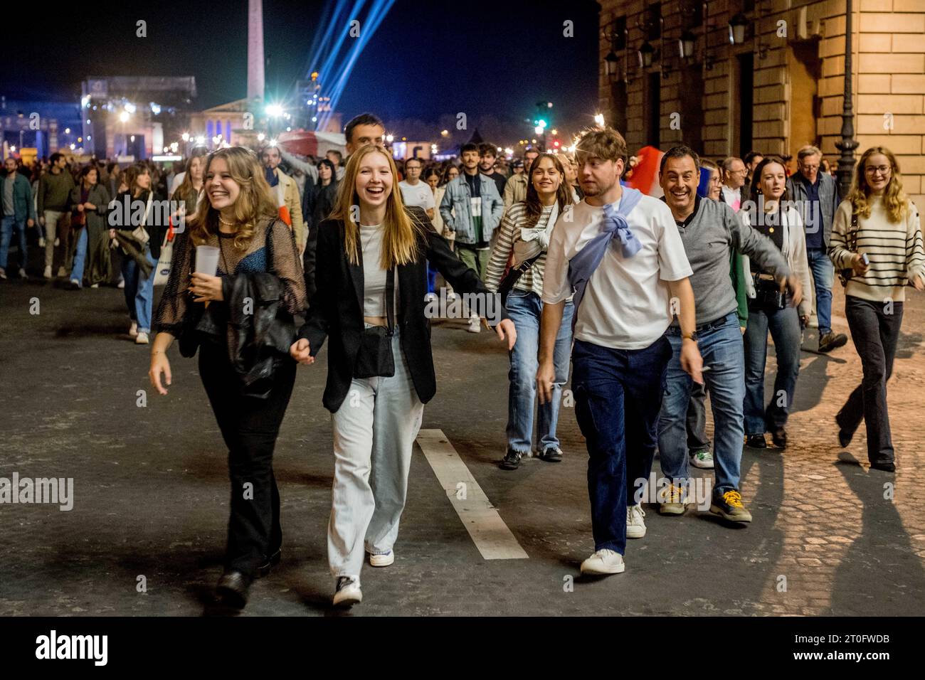 Paris, France. 07th Oct, 2023. Gerard Cambon/Le Pictorium - Rugby world ...