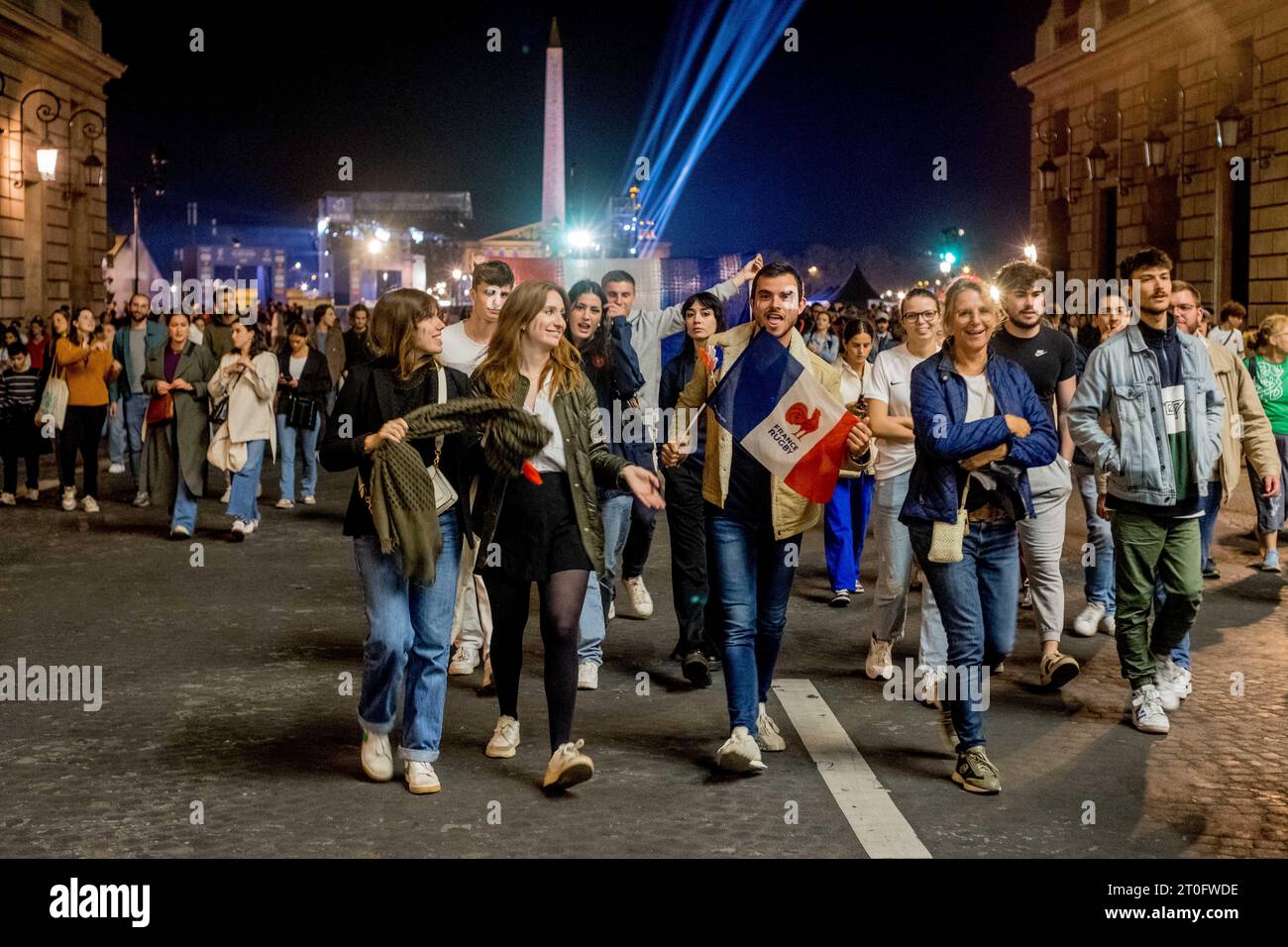 Paris, France. 07th Oct, 2023. Gerard Cambon/Le Pictorium - Rugby world ...