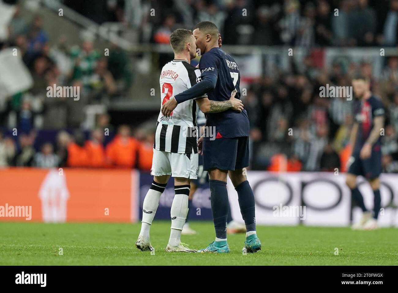 Newcastle, UK. 04th Oct, 2023. Newcastle United defender Kieran ...