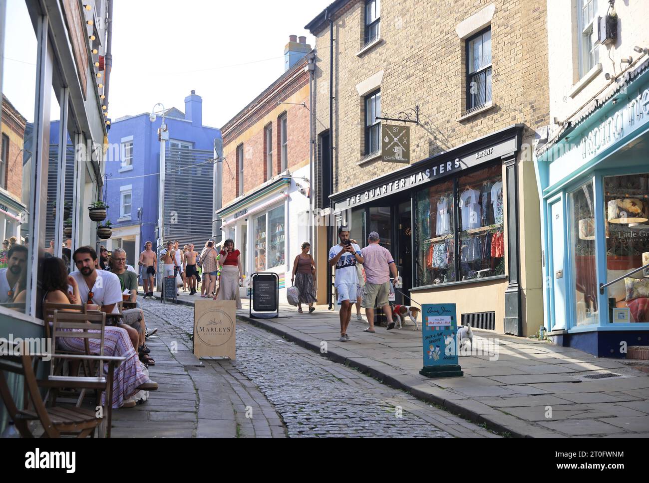 The colourful Creative Quarter on the Old High Street, in Folkestone ...