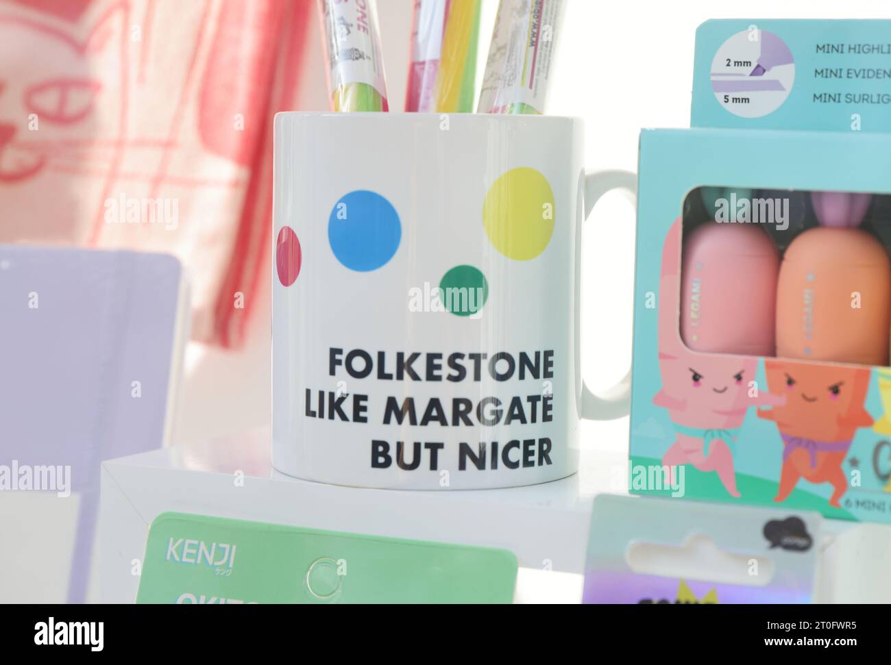 The colourful Creative Quarter on the Old High Street, in Folkestone ...