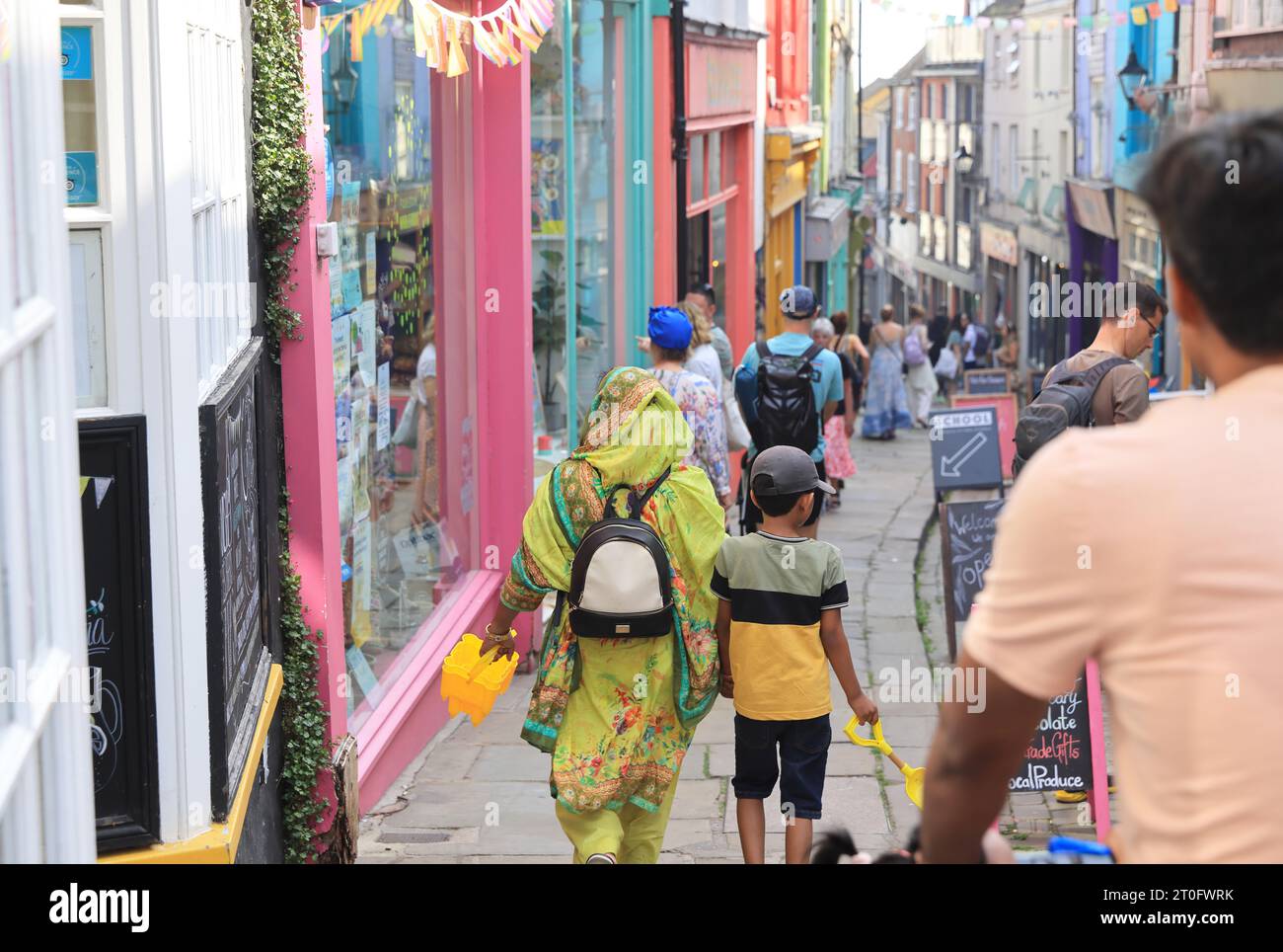 The colourful Creative Quarter on the Old High Street, in Folkestone ...