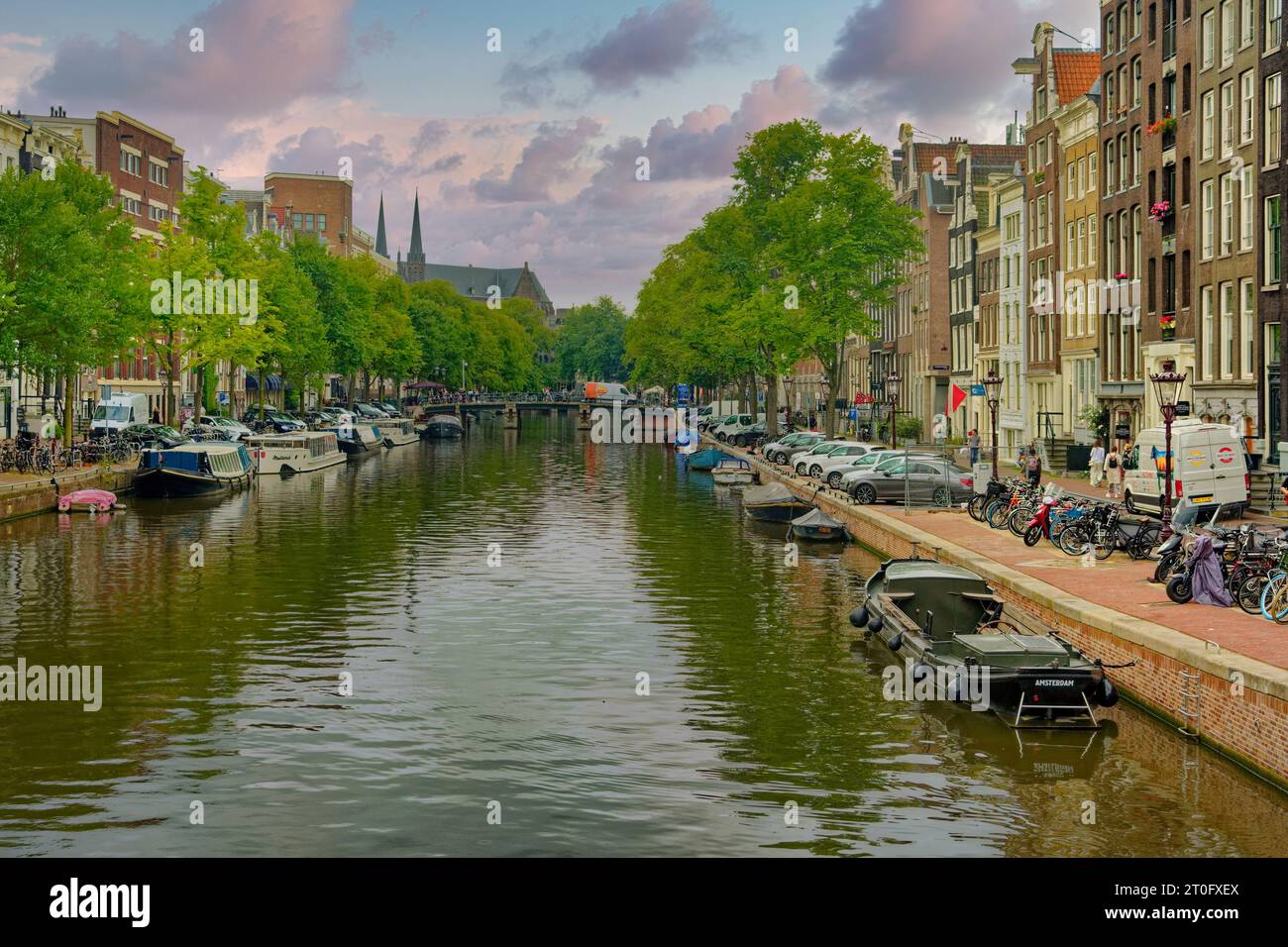 AMSTERDAM, NETHERLANDS - August 24, 2023: Amsterdam is the Netherlands ...