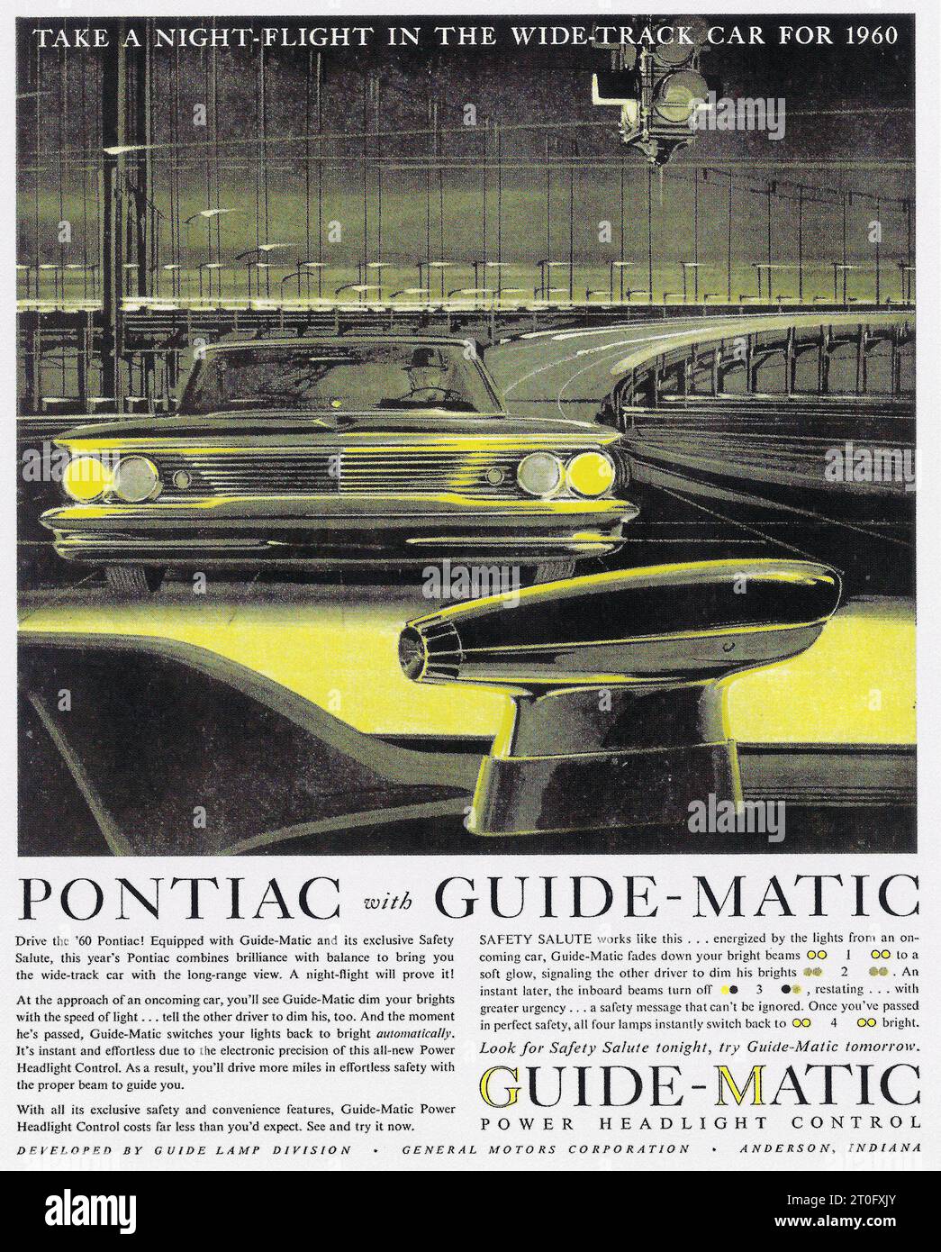 1960 Pontiac Guide-Matic ad Stock Photo - Alamy