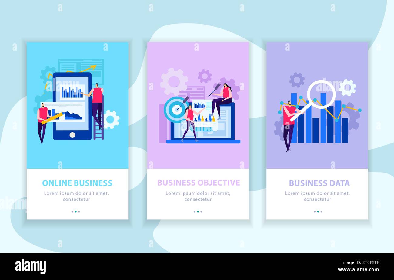 Data analysis of online business for achievement of objectives set of ...