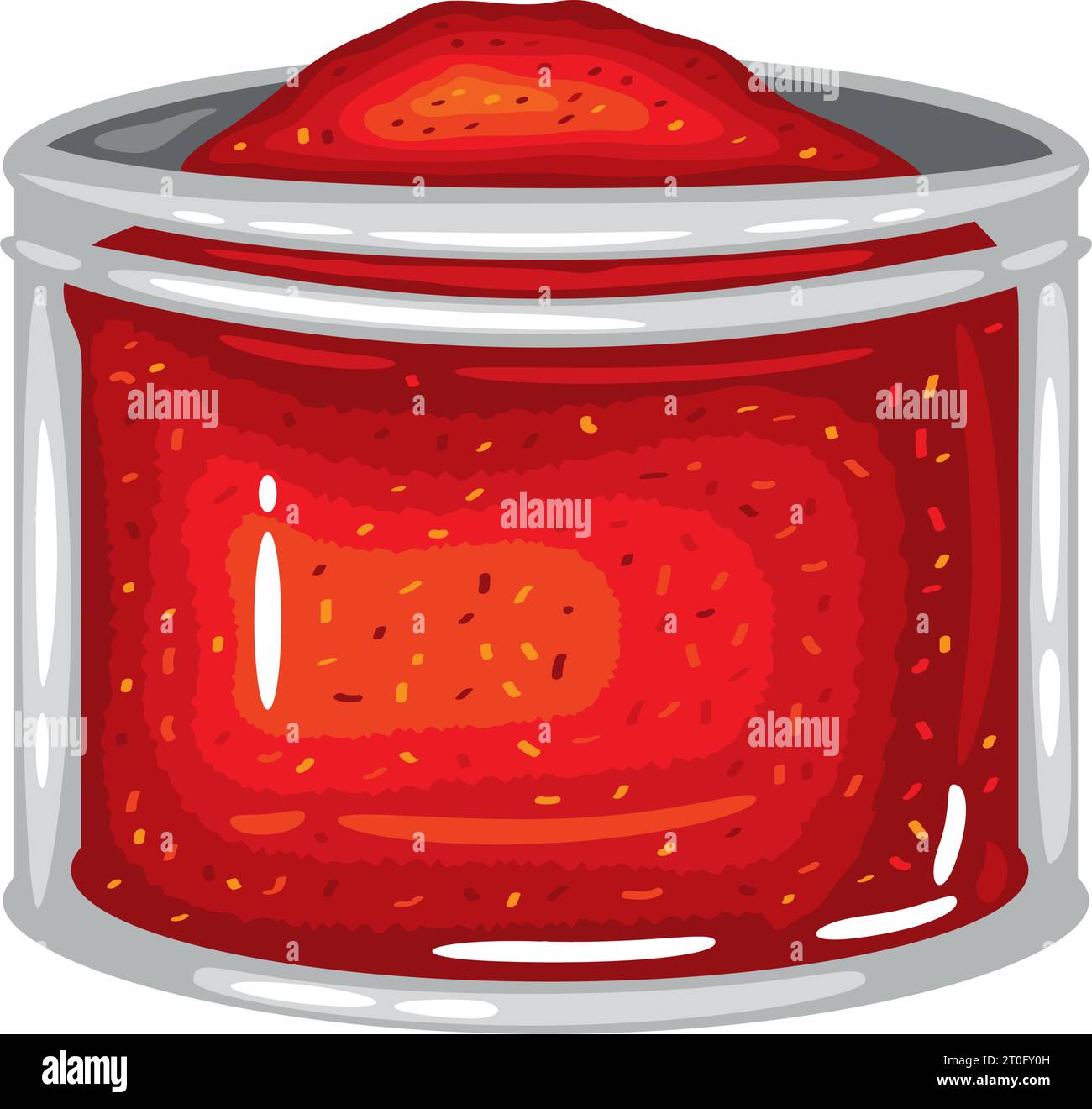 chili pepper powder in container glass Stock Vector Image & Art - Alamy