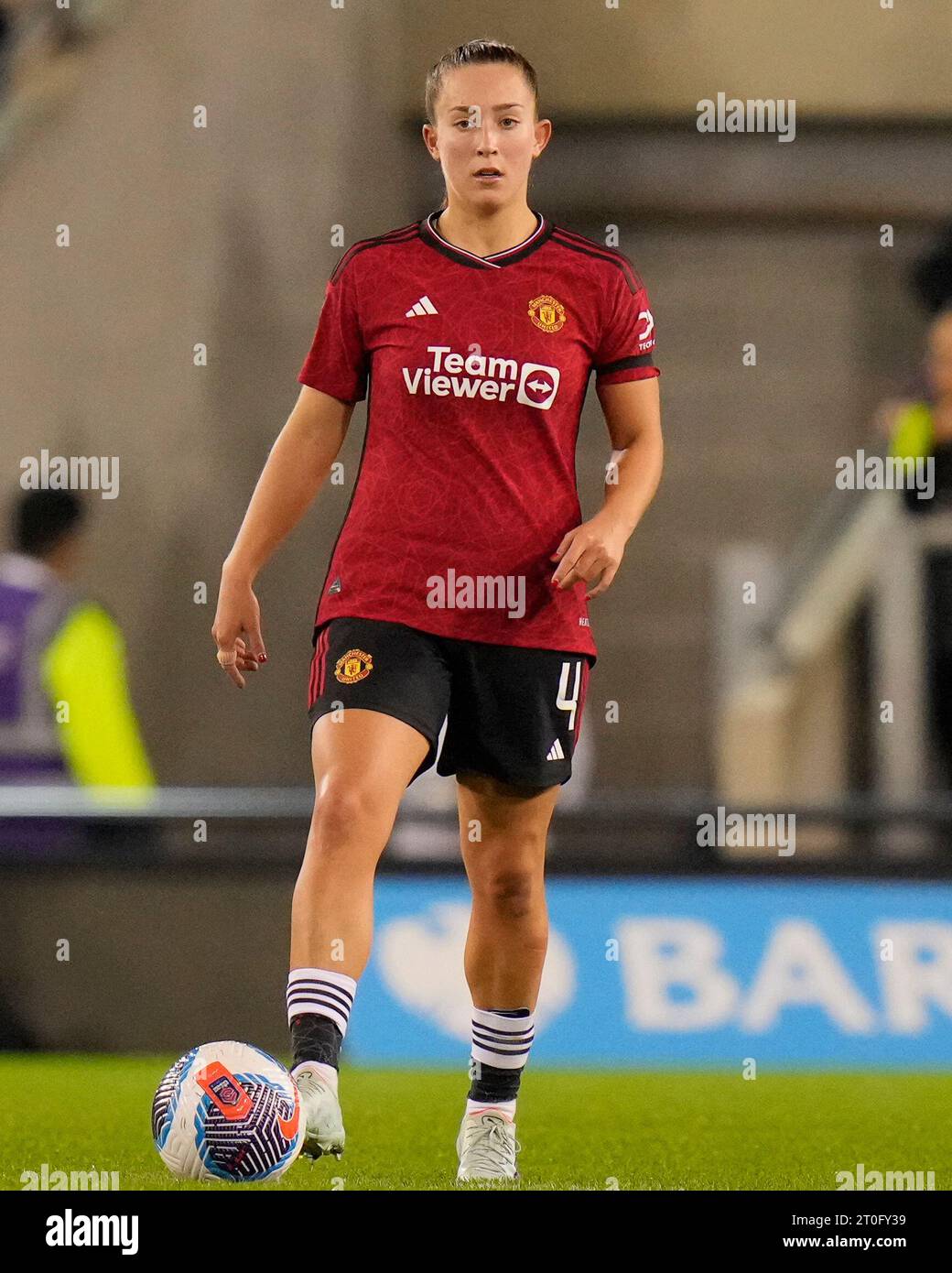 Maya Le Tissier #4 of Manchester United during the The FA Women's Super ...