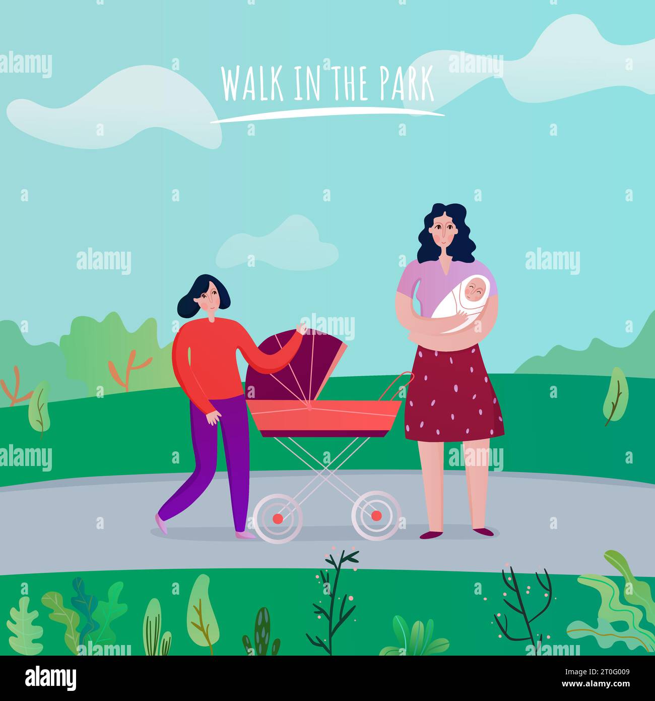 Teenager in nature Stock Vector Images - Alamy