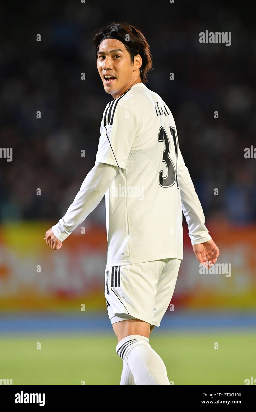 Kanagawa, Japan. 3rd Oct, 2023. Ulsan Hyundai FC's Ataru Esaka during ...