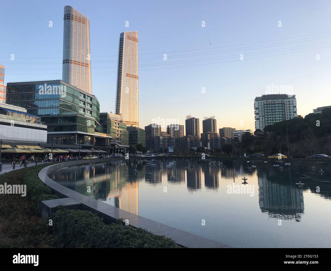 Valley Istanbul area (Turkish: Vadi Istanbul) in Istanbul, Turkey Stock ...