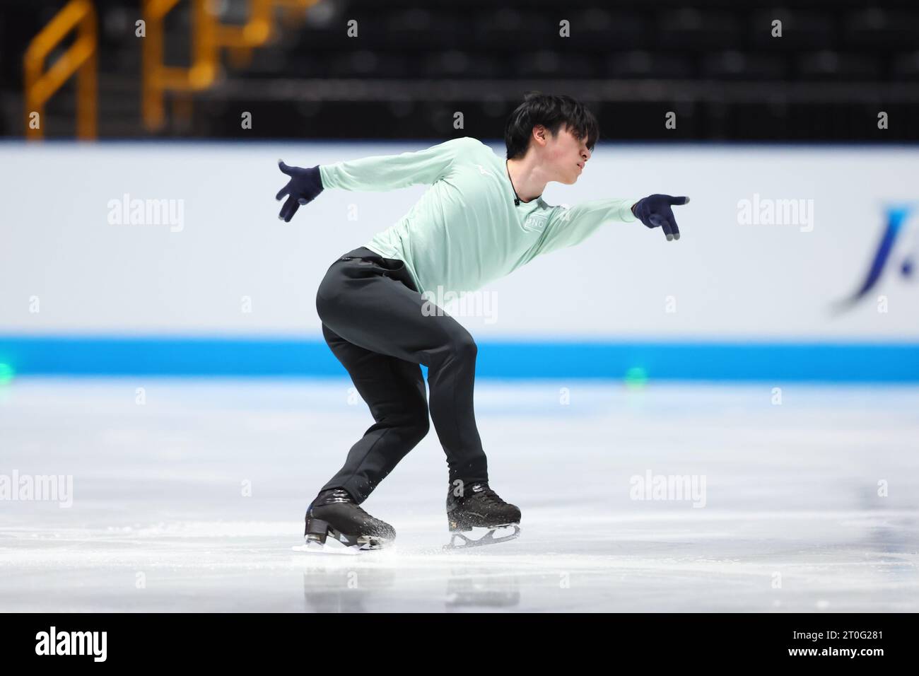 Saitama, Japan. 6th Oct, 2023. Shoma Uno Figure Skating : Japan Open 2023 practice session at ...