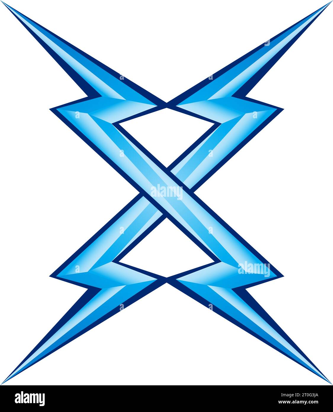 Tattoo Art Tribal Design. Simple Blue Logo. Individual Designer Element ...