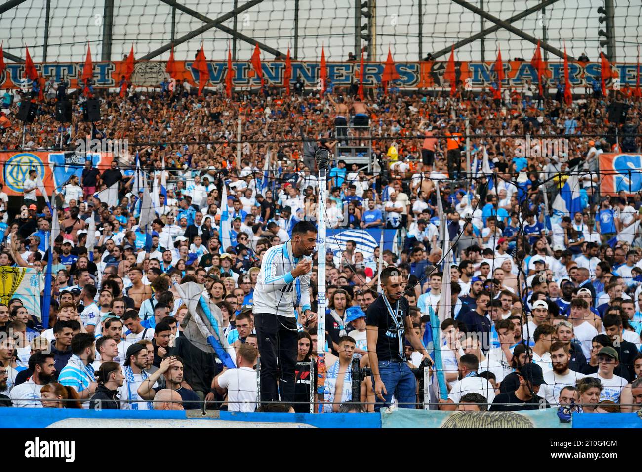 Marseille, Marseille. 05th Oct, 2023. Olympique Marseille radical fans ...
